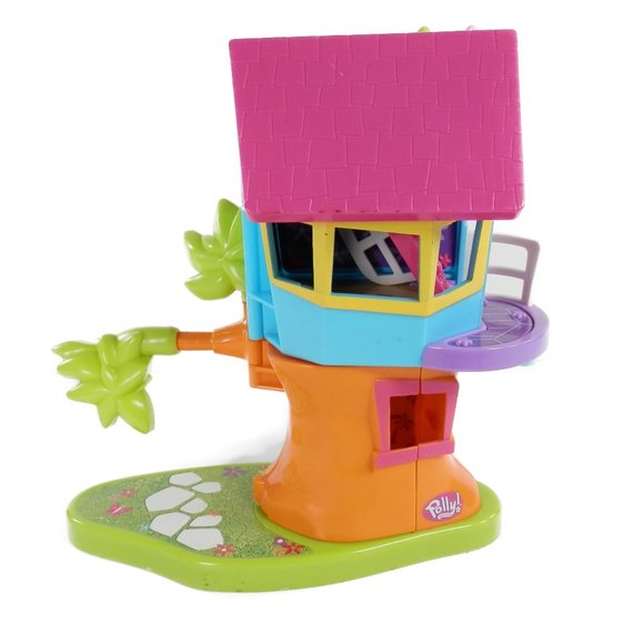 Mattel | Toys | 203 Polly Pocket Treetop Clubhouse Treehouse Playset ...